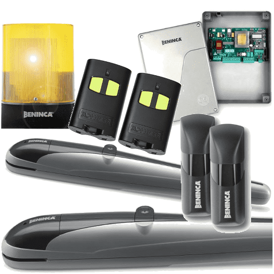 Zestaw do bramy BENINCA BOB 21 / 4m - WBUDOWANE KRAŃCOWKI