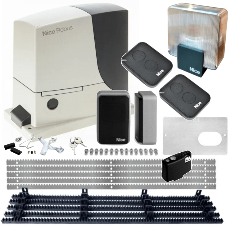 AUTOMAT / NAPĘD NICE ROBUS do 600KG - ZESTAW GOTOWY DO MONTAŻU